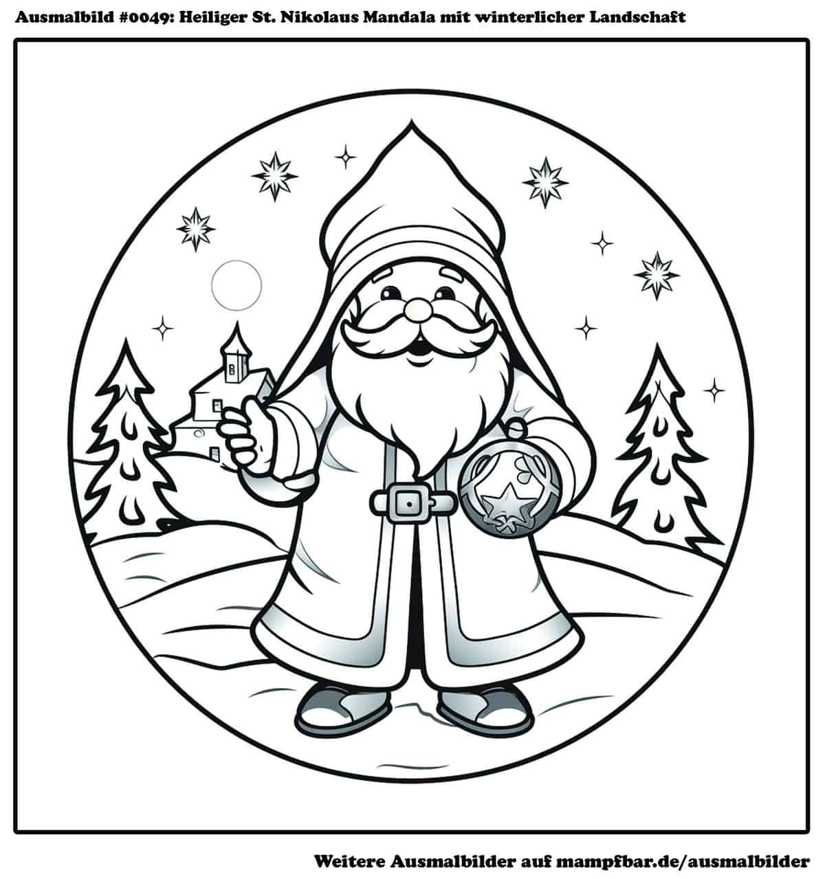 Die 10 schönsten Ausmalbilder für den Advent | mampfbar