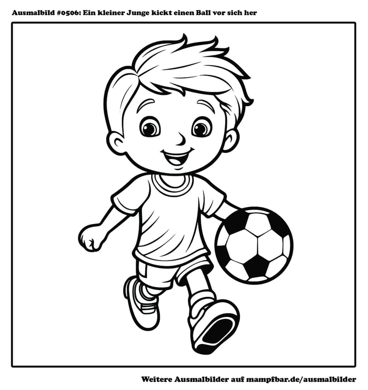 7 schöne Fußball-Ausmalbilder zum Ausdrucken | mampfbar