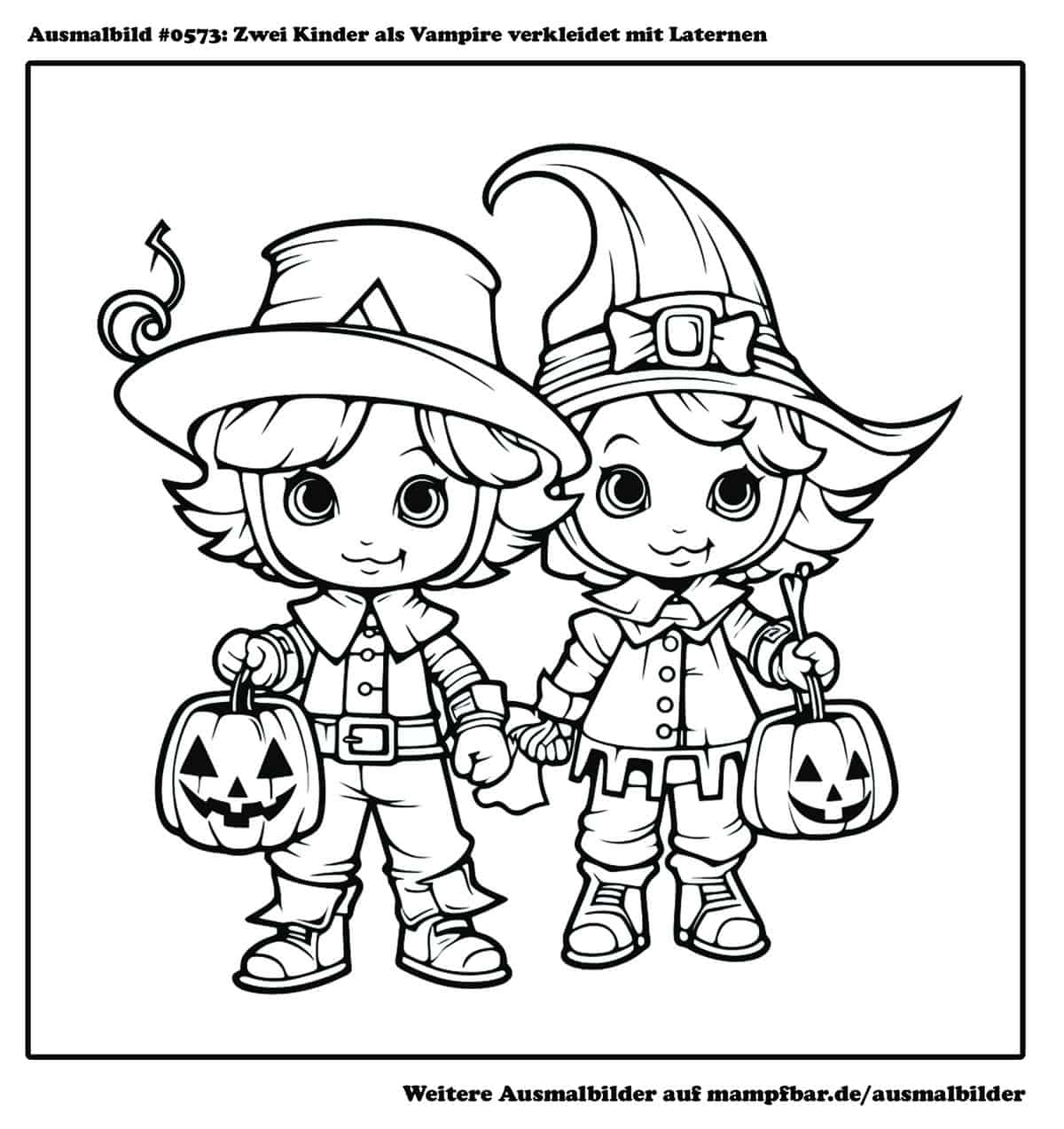 19 schöne Halloween-Ausmalbilder zum Ausdrucken | mampfbar