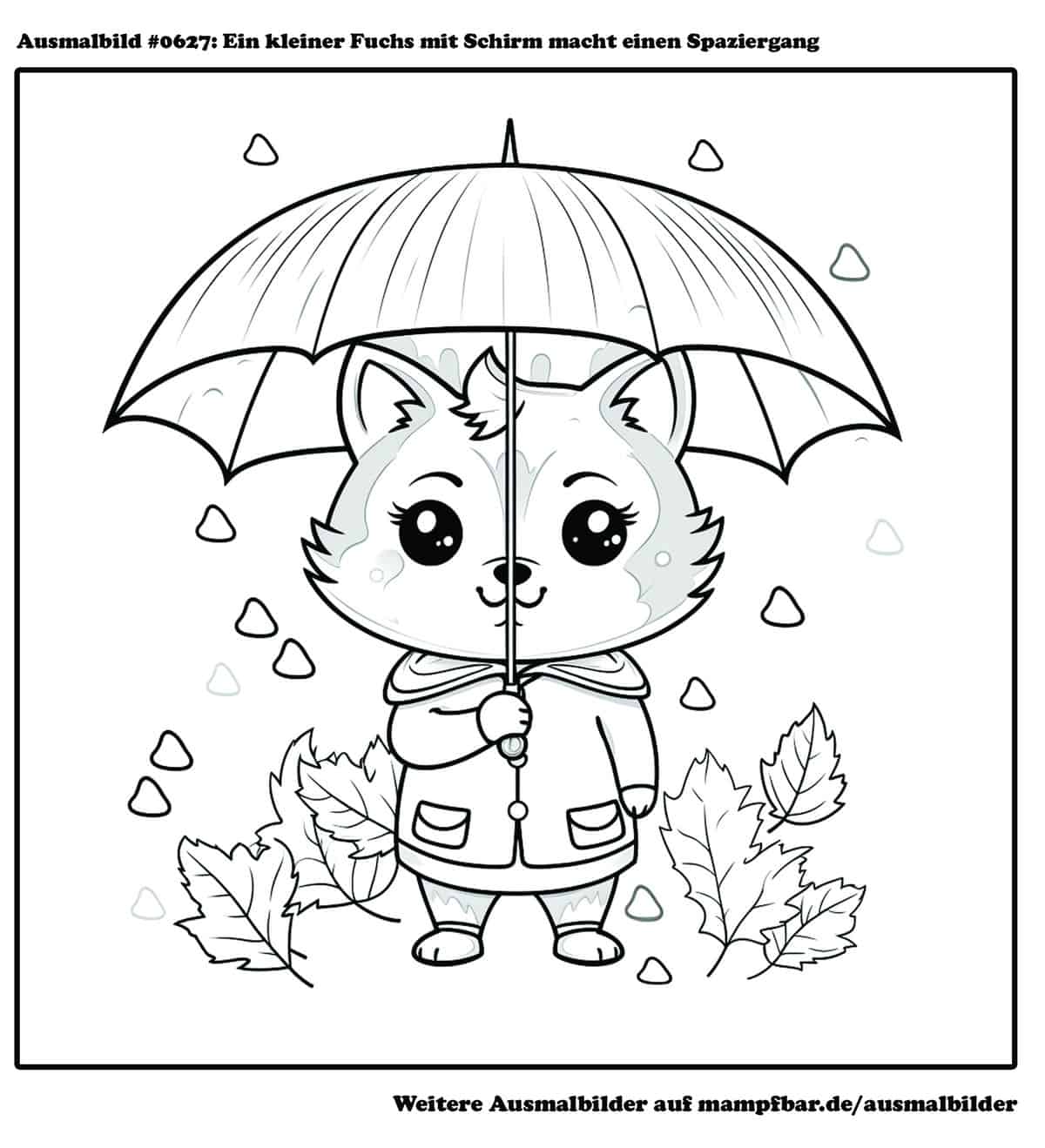 13 schöne Herbst-Ausmalbilder zum Ausdrucken | mampfbar