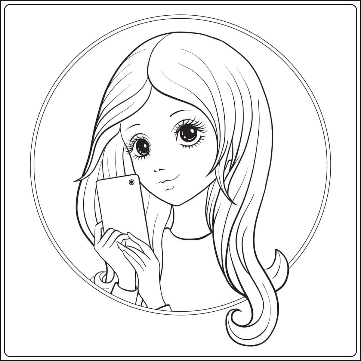 6 schöne Handy-Ausmalbilder zum Ausdrucken | mampfbar